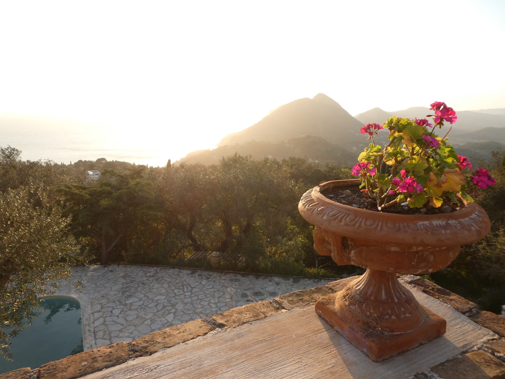 Sunset At Kaiser's Throne - Corfu, Greece - Planet Full Of Love